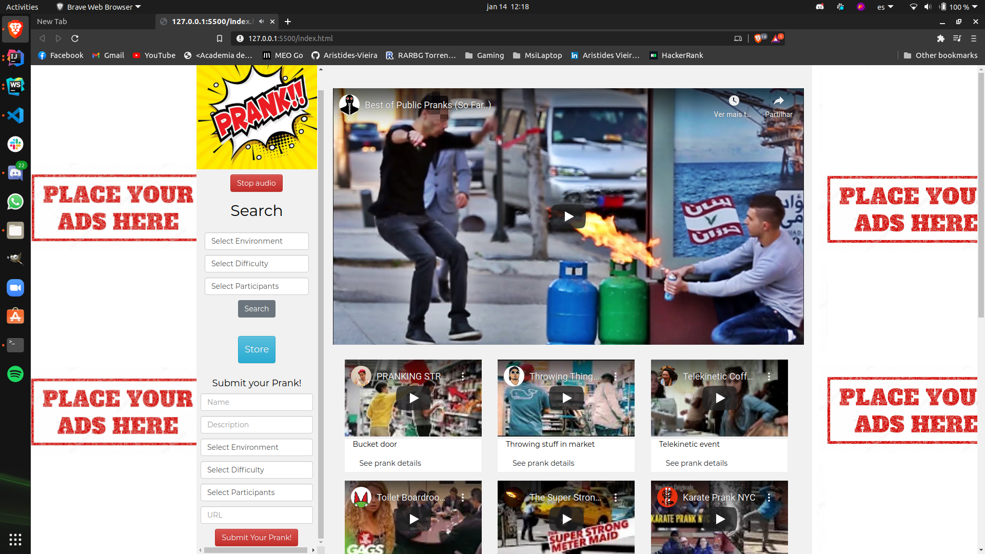 Aristides Vieira Portfolio